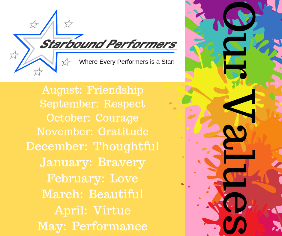 Starbound Performers - Calendar